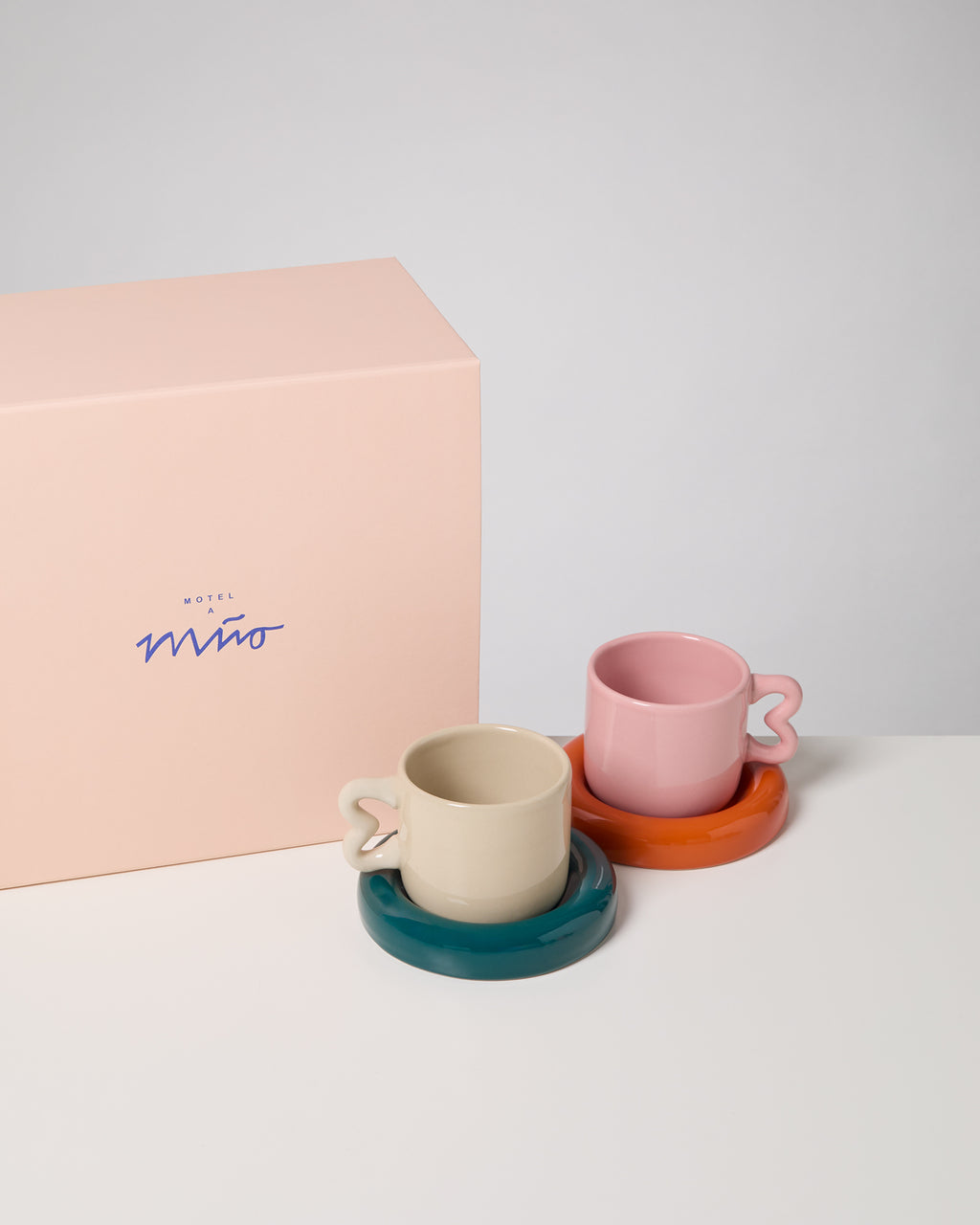 Gift set - Seia mugs with heart – Motel a Miio