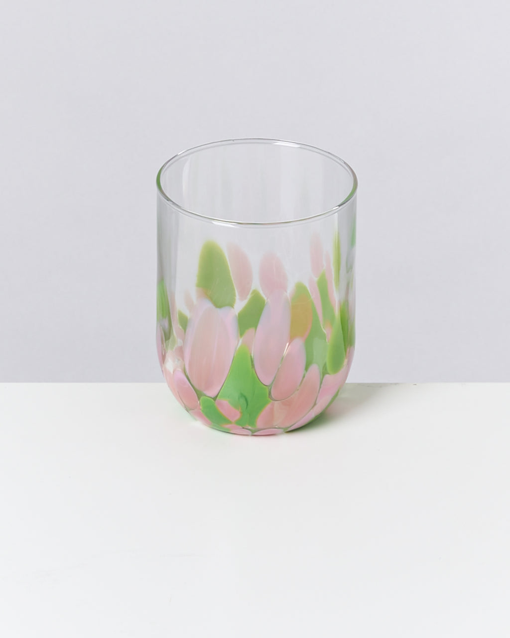 Alegria Glas groß drops rosa grün – Motel a Miio