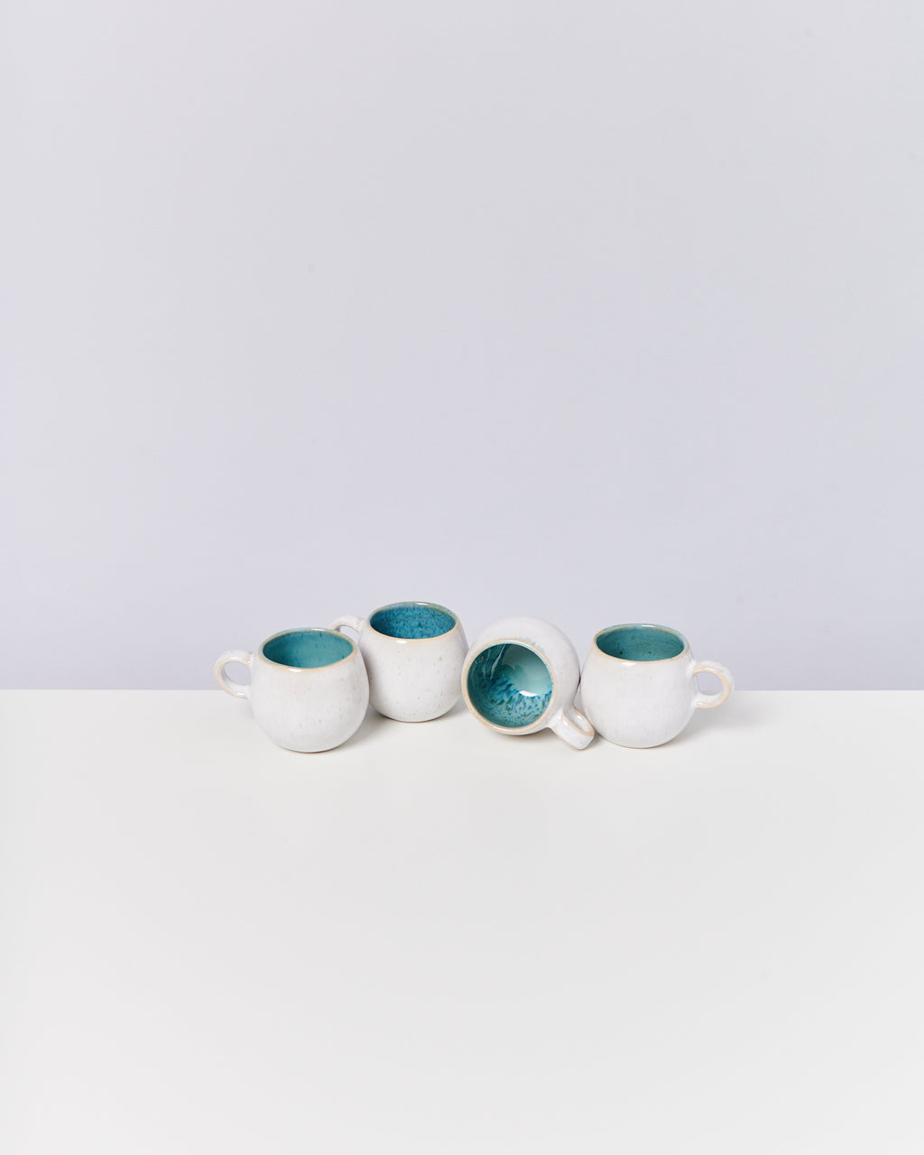 Areia - Set of 4 Espressomugs aqua – Motel a Miio