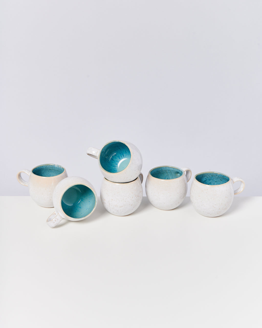 Areia - Set of 6 Mugs small aqua – Motel a Miio