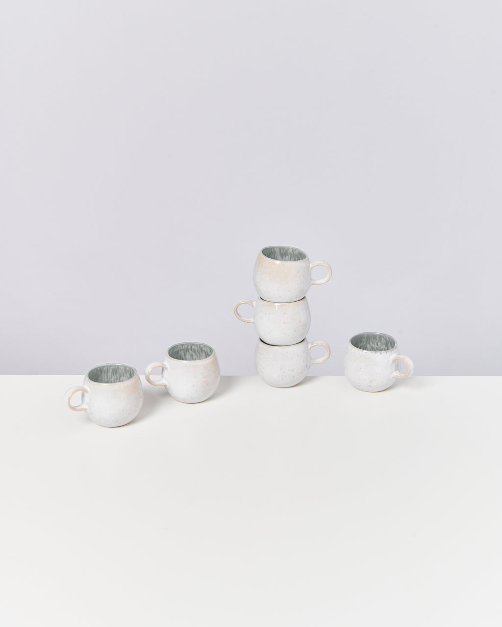 Areia - Set of 6 Espressomugs grey – Motel a Miio
