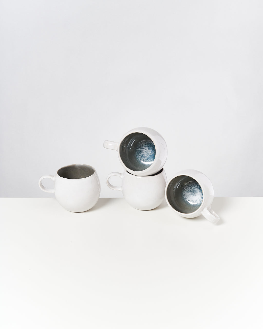 Areia - Set of 4 Mugs big grey – Motel a Miio