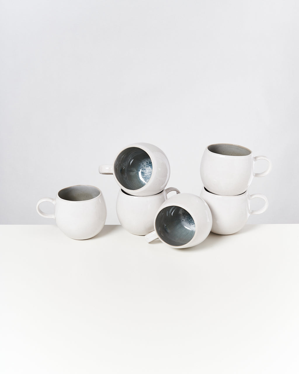 Areia - Set of 6 Mugs big grey – Motel a Miio