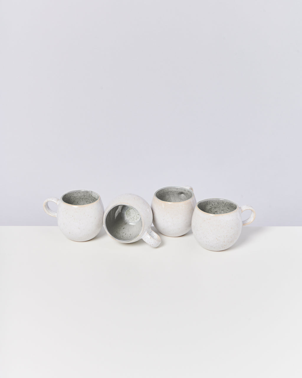 Areia - Set of 4 Mugs small grey – Motel a Miio