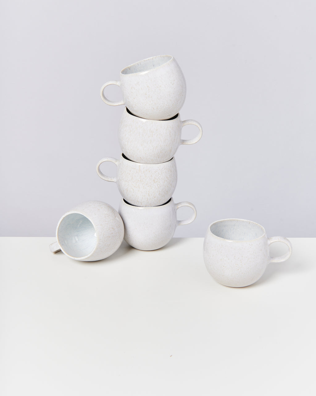 Areia - Set of 6 Mugs big white – Motel a Miio