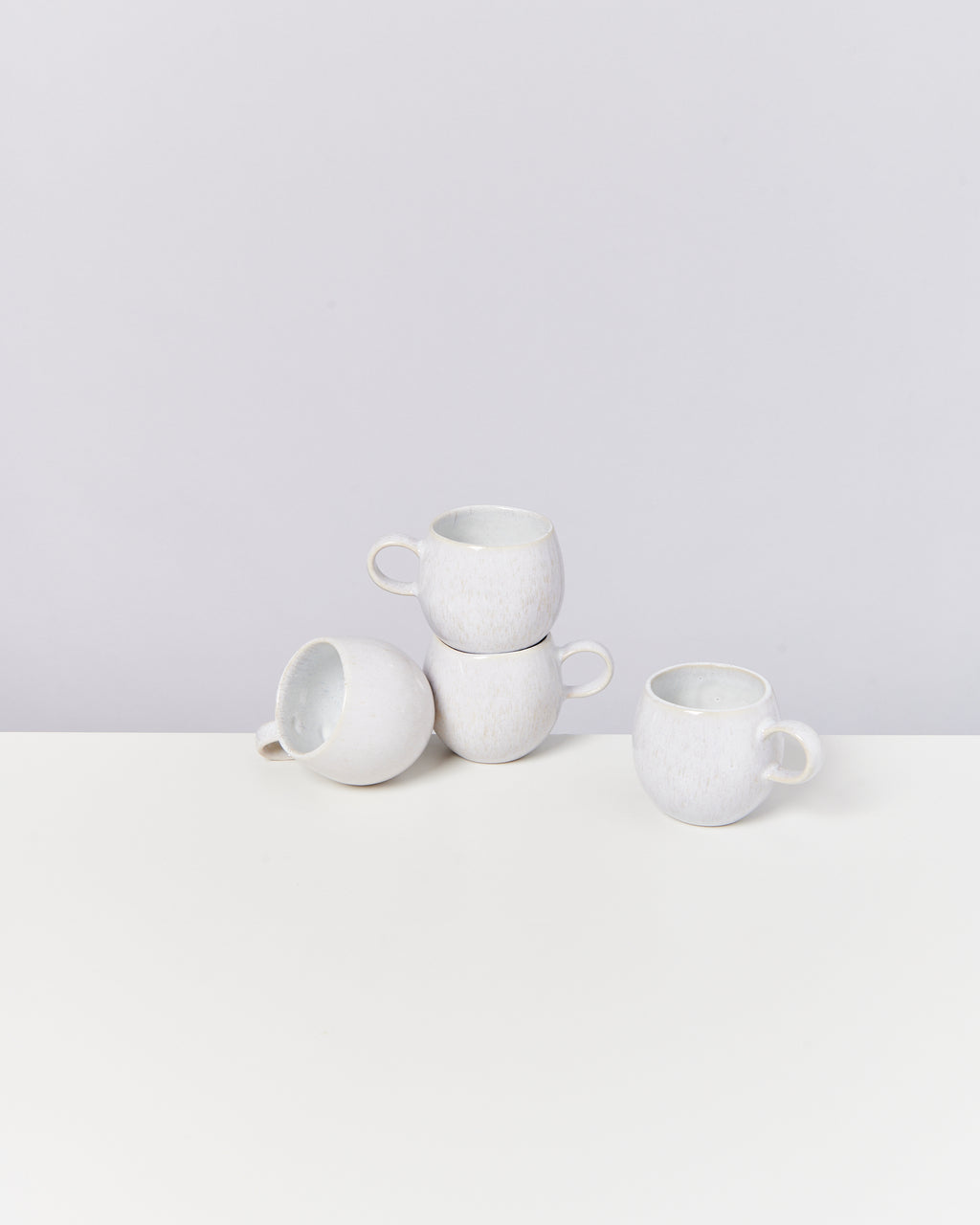 Areia - Set of 4 Mugs small white – Motel a Miio