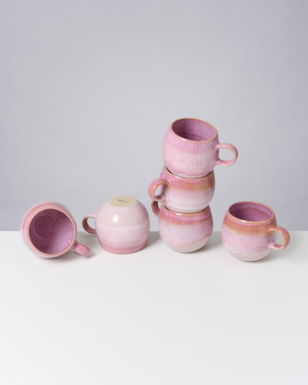 Bica - Set of 6 cups large pink – Motel a Miio