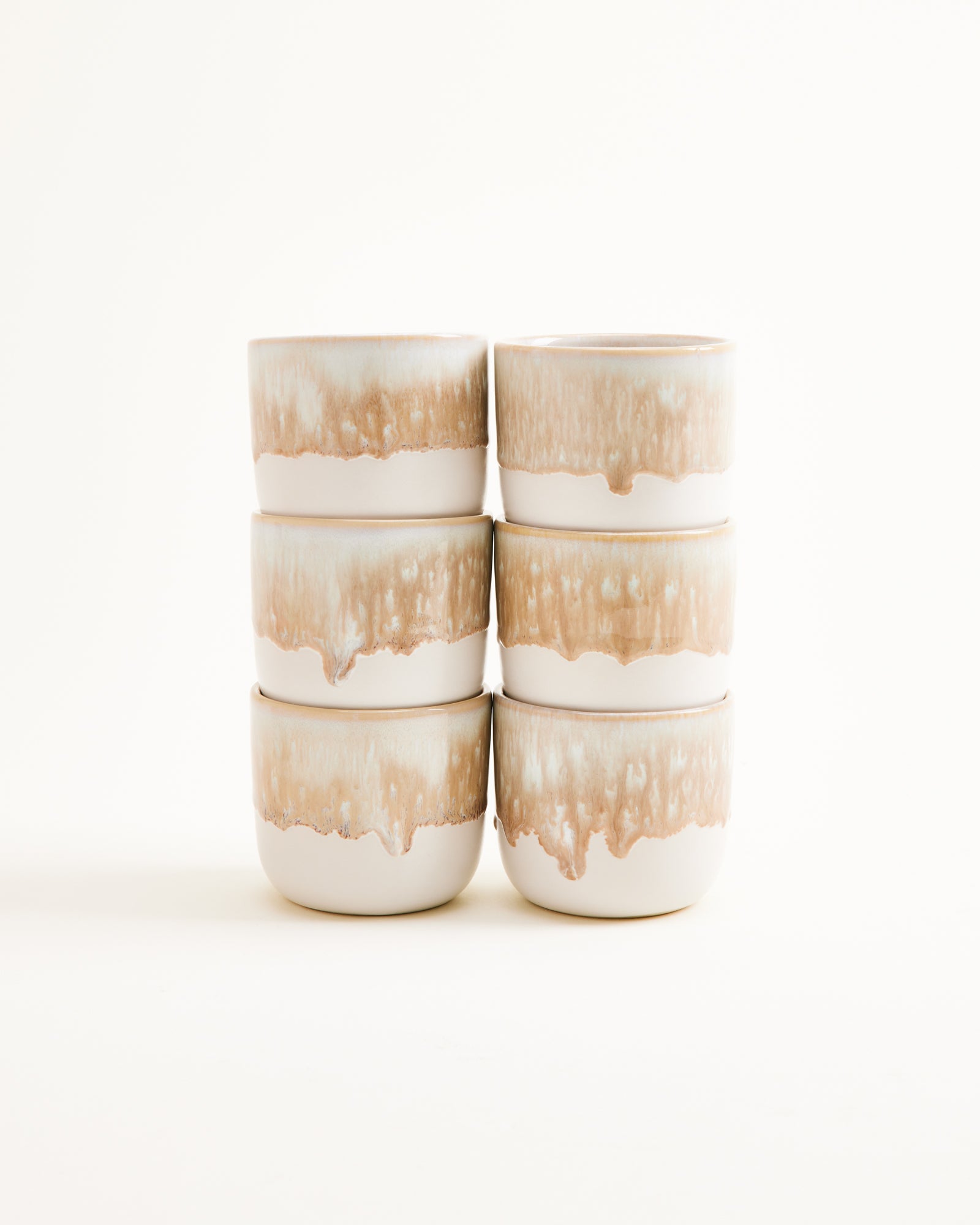 Coimbra Becher klein sand 6er-Set
