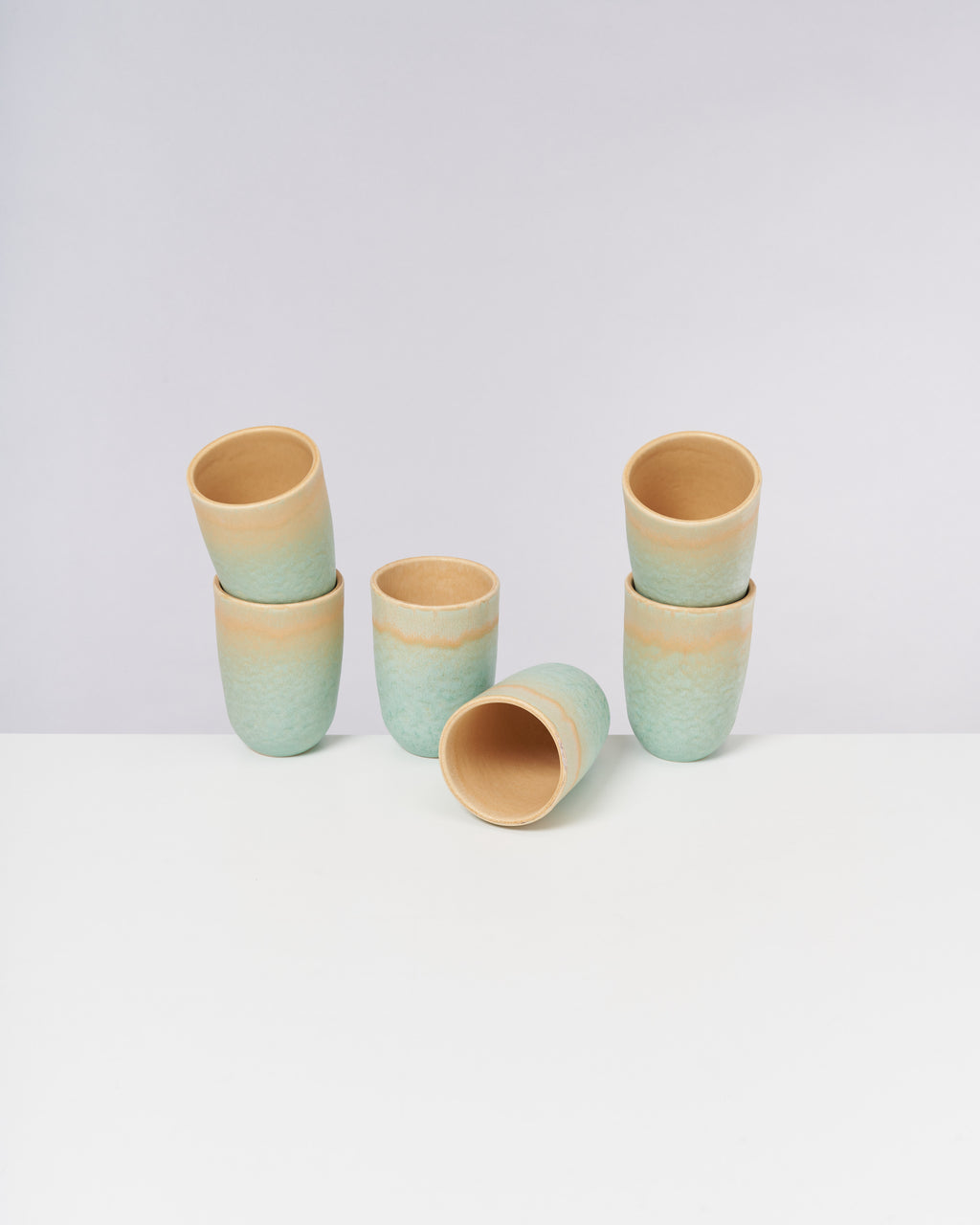 Copa Alto - Set of 6 Cups big pastel mint – Motel a Miio