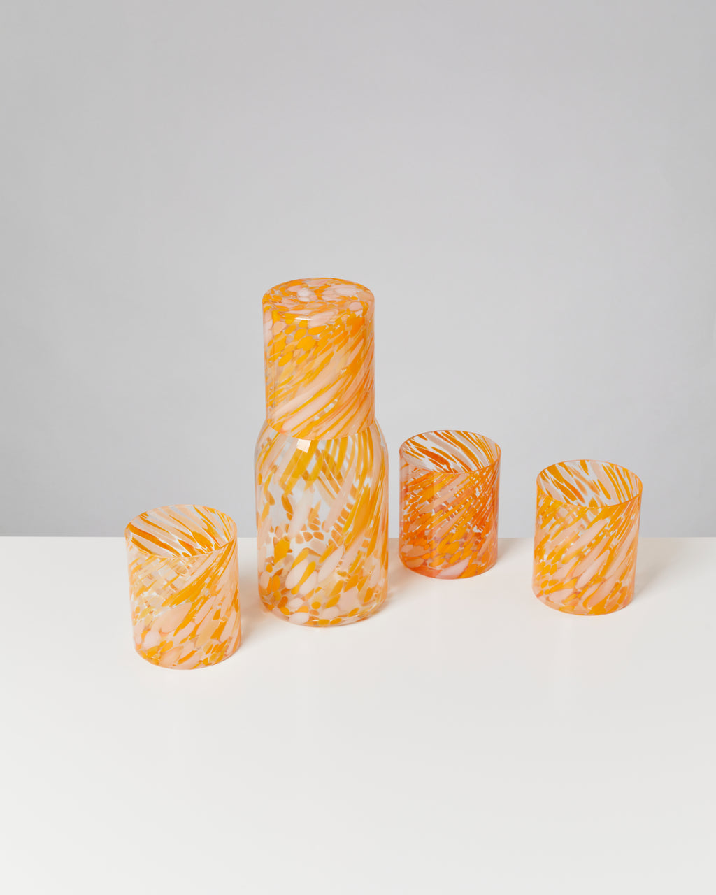 Joia Drops 5 teiliges Set groß orange – Motel a Miio