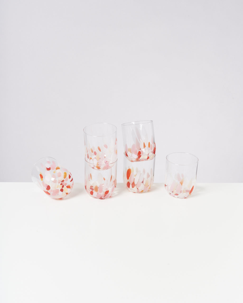 Alegria 6er Set Glas groß drops goldfisch – Motel a Miio