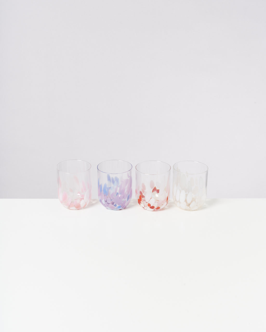 Alegria 4er Set Glas groß drops mix – Motel a Miio